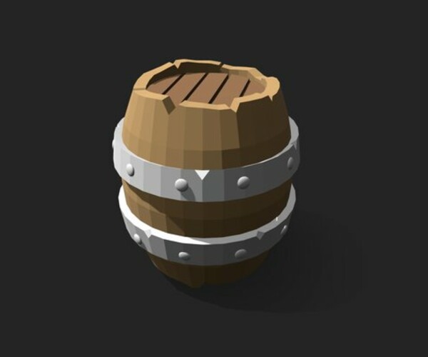 ArtStation - 3D Game assets - Crate- Barrel- Chest | Game Assets
