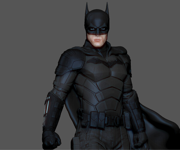 ArtStation - THE BATMAN 2022 ROBERT PATTINSON DC MOVIE CHARACTER 3D ...