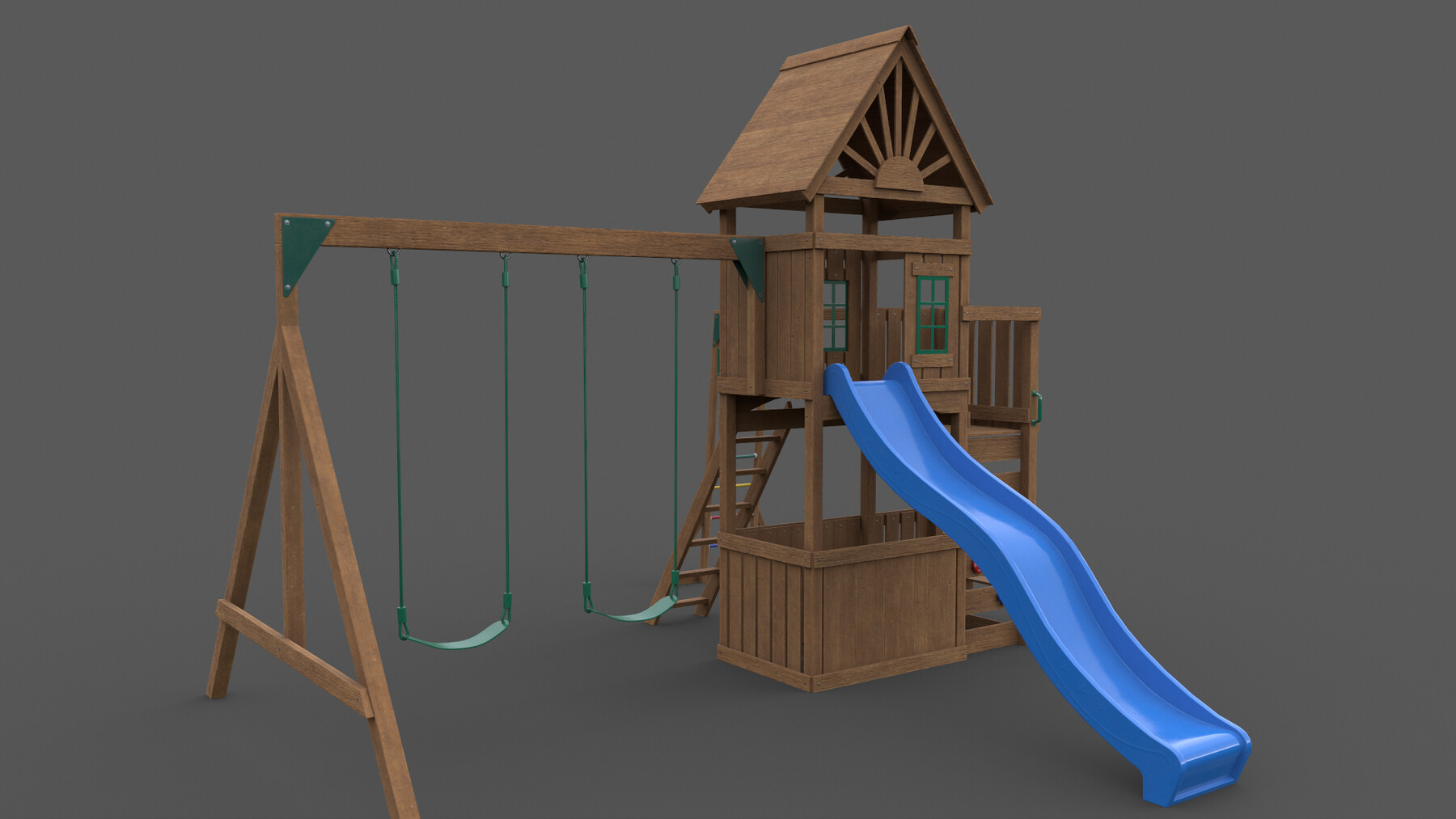 ArtStation - PBR Playground Jungle Gym 05 | Game Assets