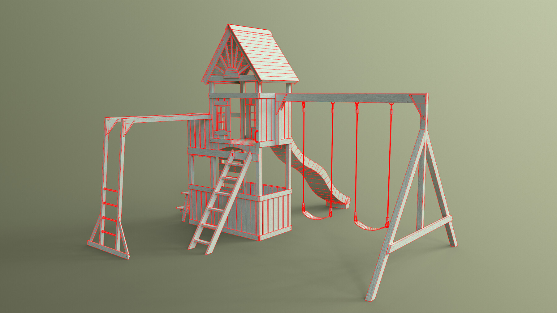 ArtStation - PBR Playground Jungle Gym 05 | Game Assets