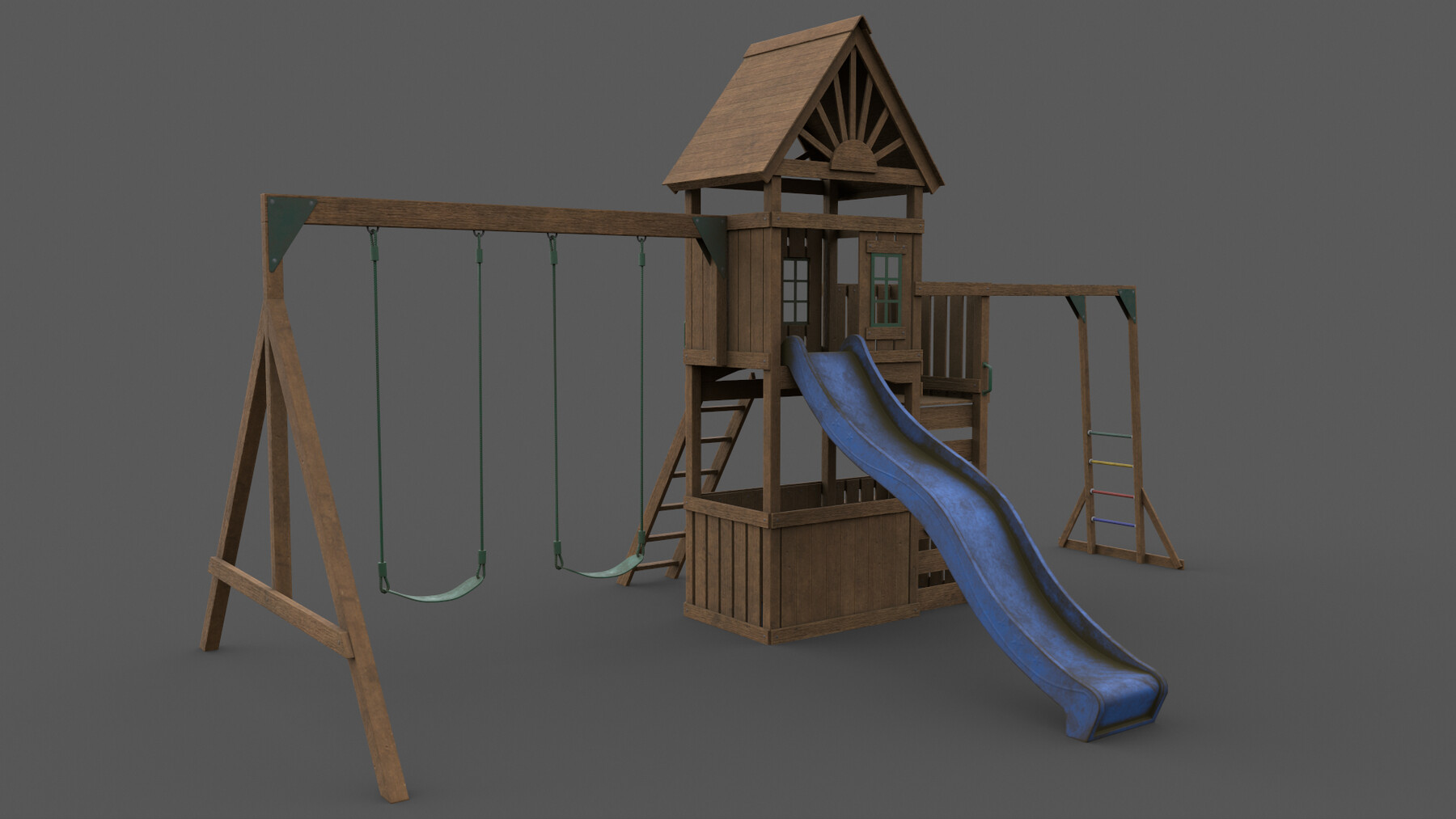 ArtStation - PBR Playground Jungle Gym 08 | Game Assets