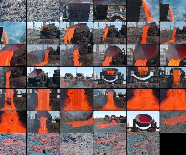 ArtStation - 40+ Photos Drainage of metallurgical slag | Resources