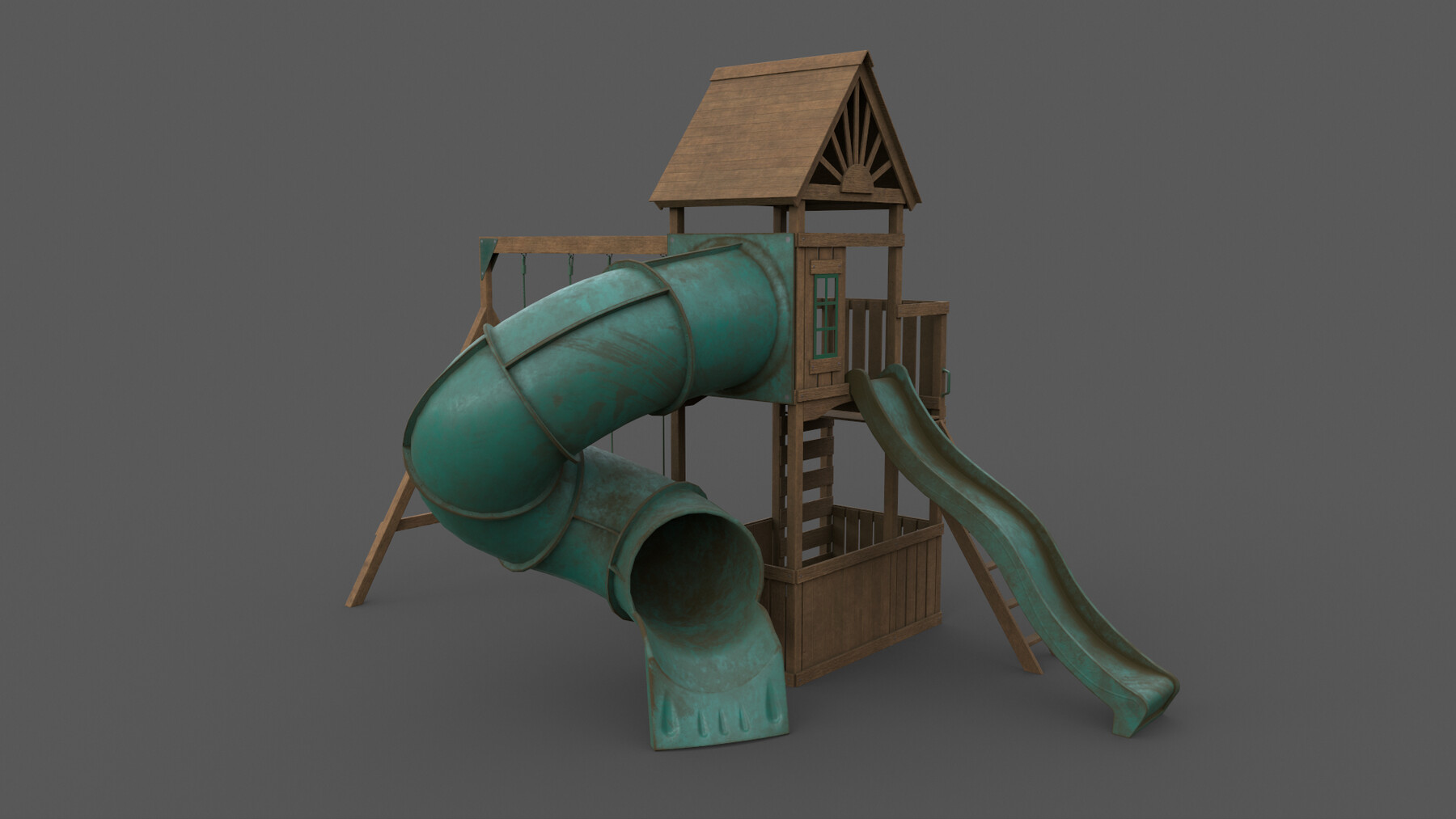 ArtStation - PBR Playground Jungle Gym 09 | Game Assets