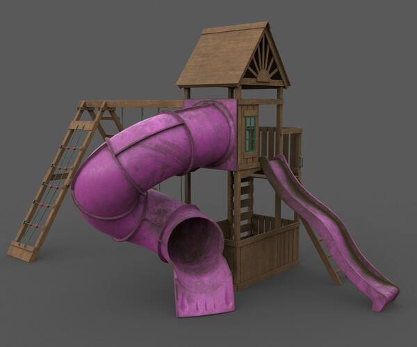 ArtStation - PBR Playground Jungle Gym 09 | Game Assets