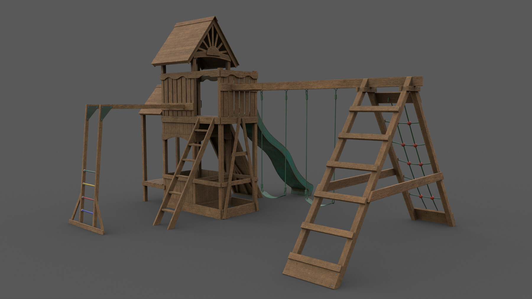 ArtStation - PBR Playground Jungle Gym 11 | Game Assets
