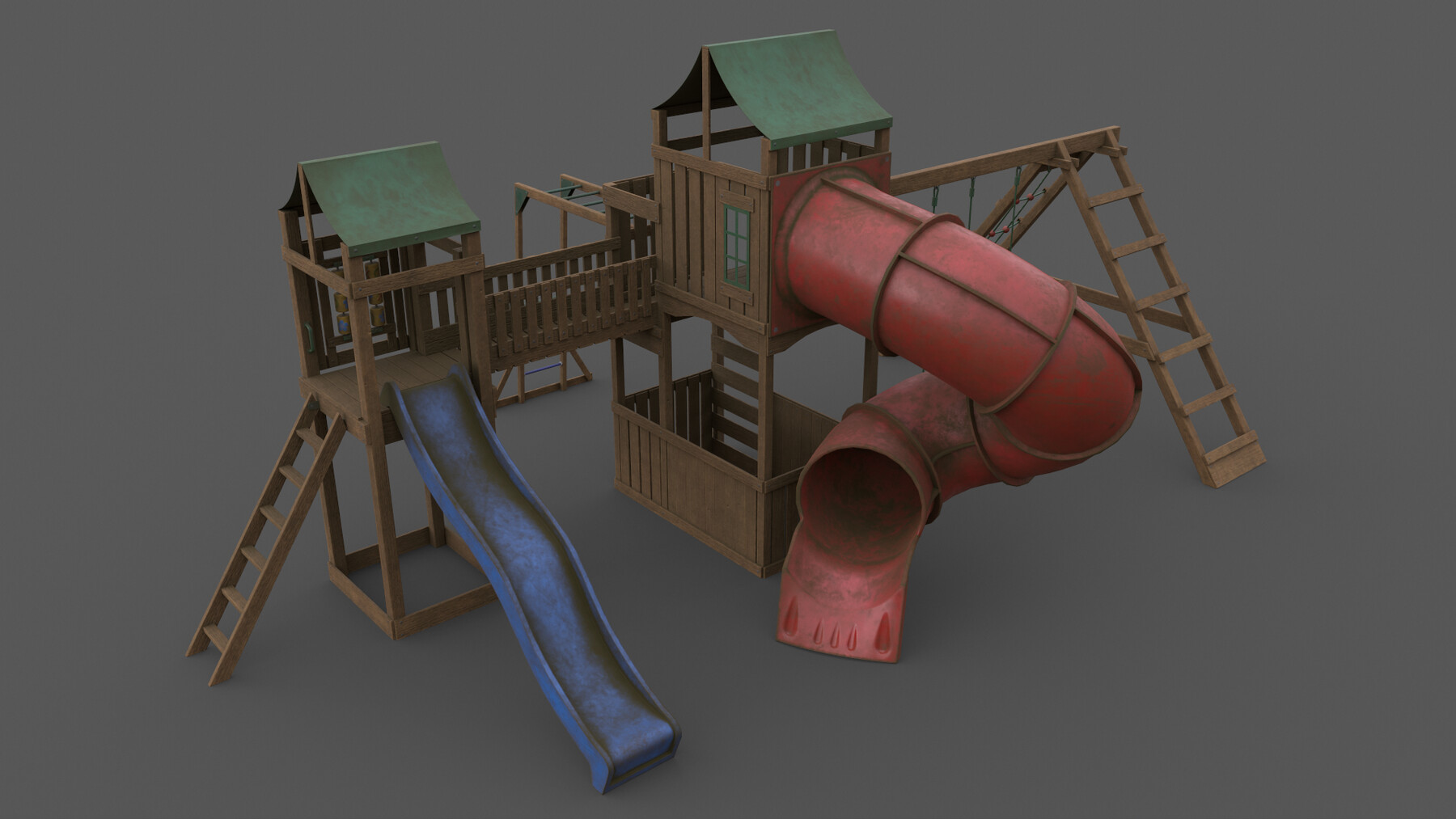 ArtStation - PBR Playground Jungle Gym 12 | Game Assets