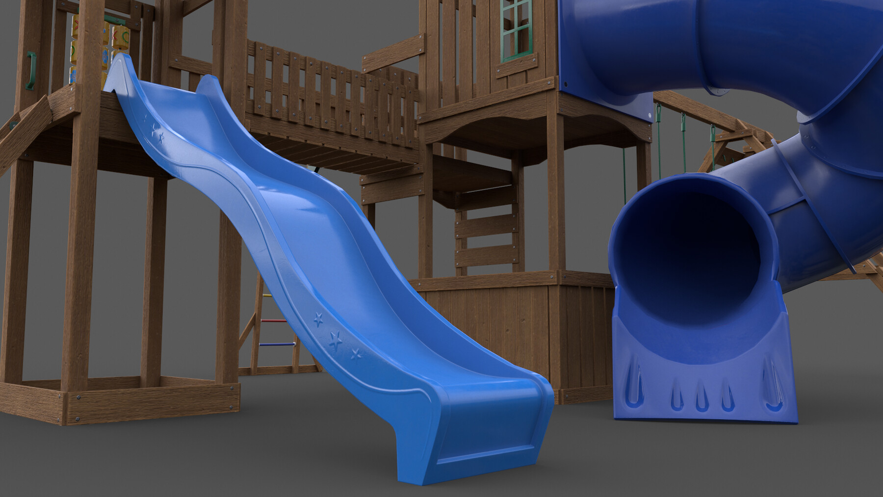 ArtStation - PBR Playground Jungle Gym 13 | Game Assets