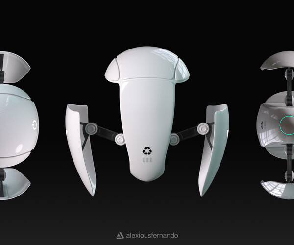 ArtStation - Bi-Bot V1 | Game Assets