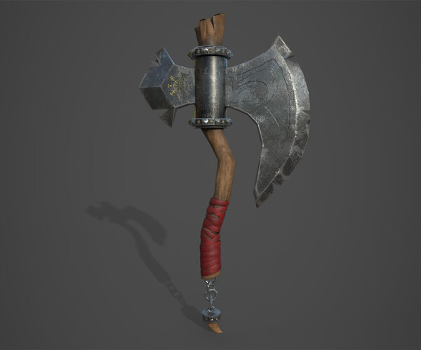 ArtStation - Axe - Game ready Low-poly 3D model | Game Assets