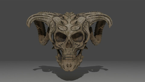ArtStation - Demon Skull | Resources