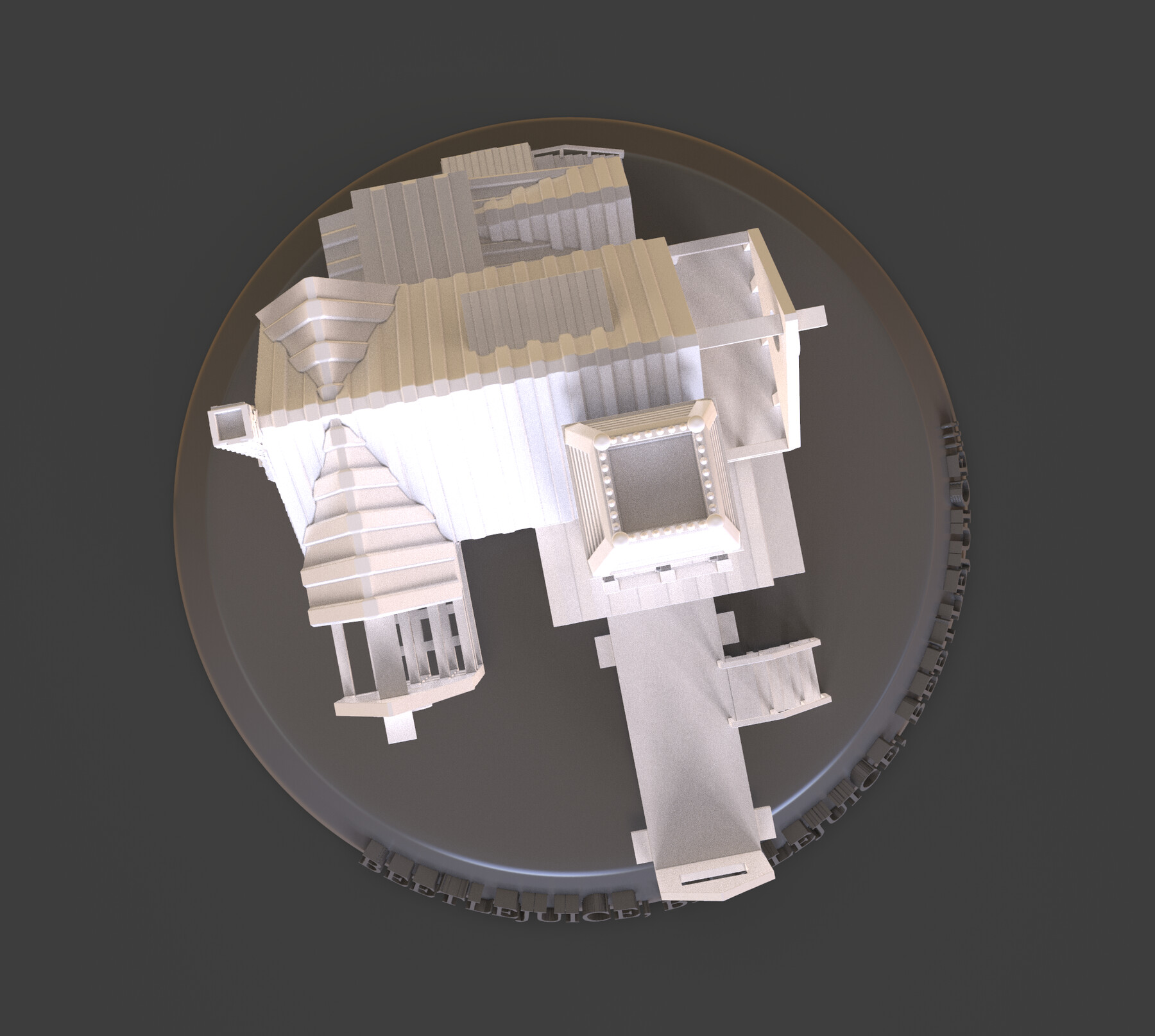 ArtStation - Beetlejuice House Diorama | Resources