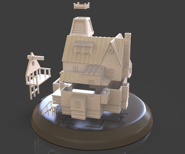 ArtStation - Beetlejuice House Diorama | Resources