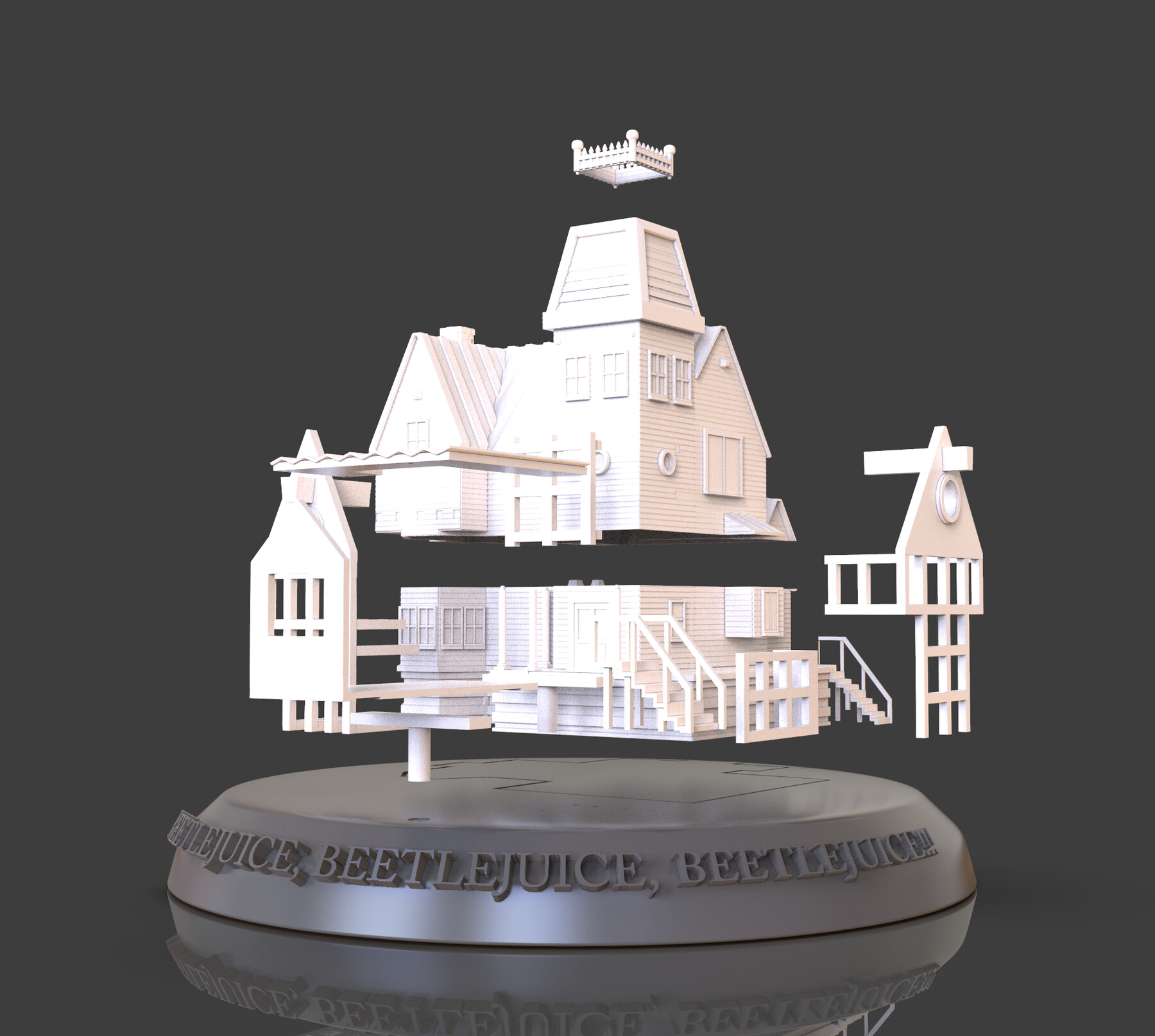 ArtStation - Beetlejuice House Diorama | Resources
