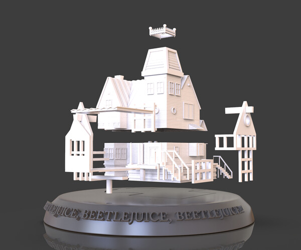 ArtStation - Beetlejuice House Diorama | Resources