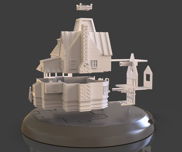 ArtStation - Beetlejuice House Diorama | Resources