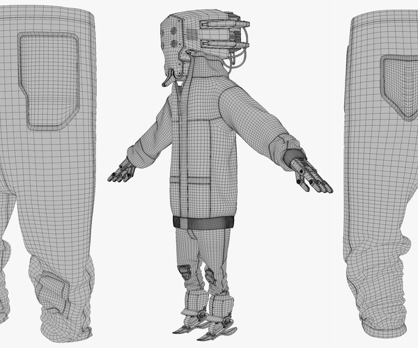 ArtStation - Urban Robot 3DS Max | Game Assets