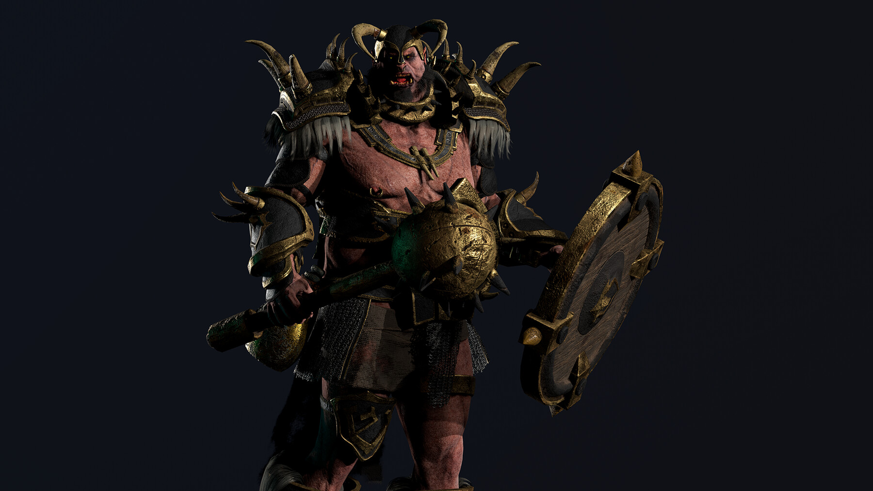 ArtStation - Orc Tank | Game Assets