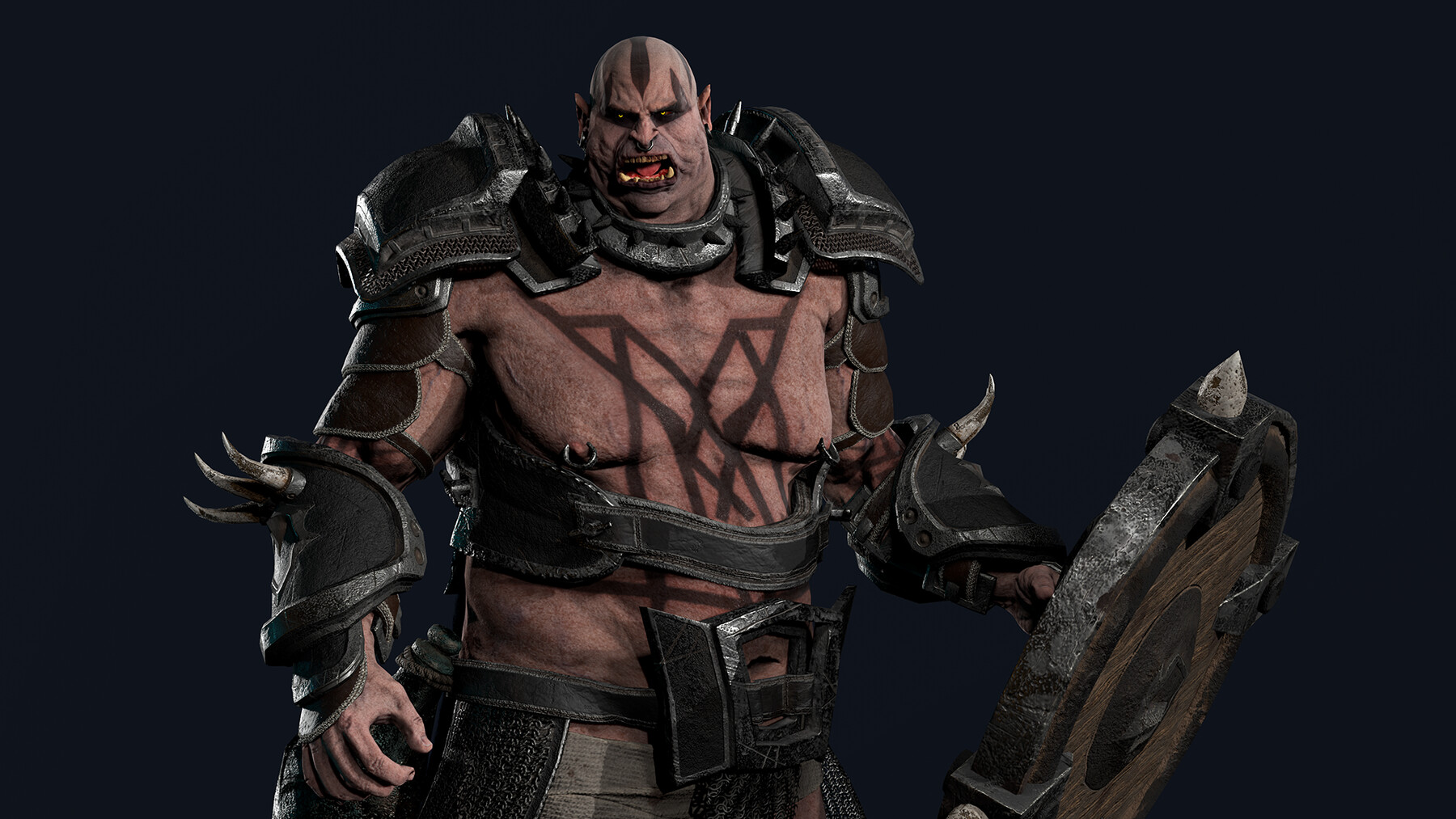 ArtStation - Orc Tank | Game Assets