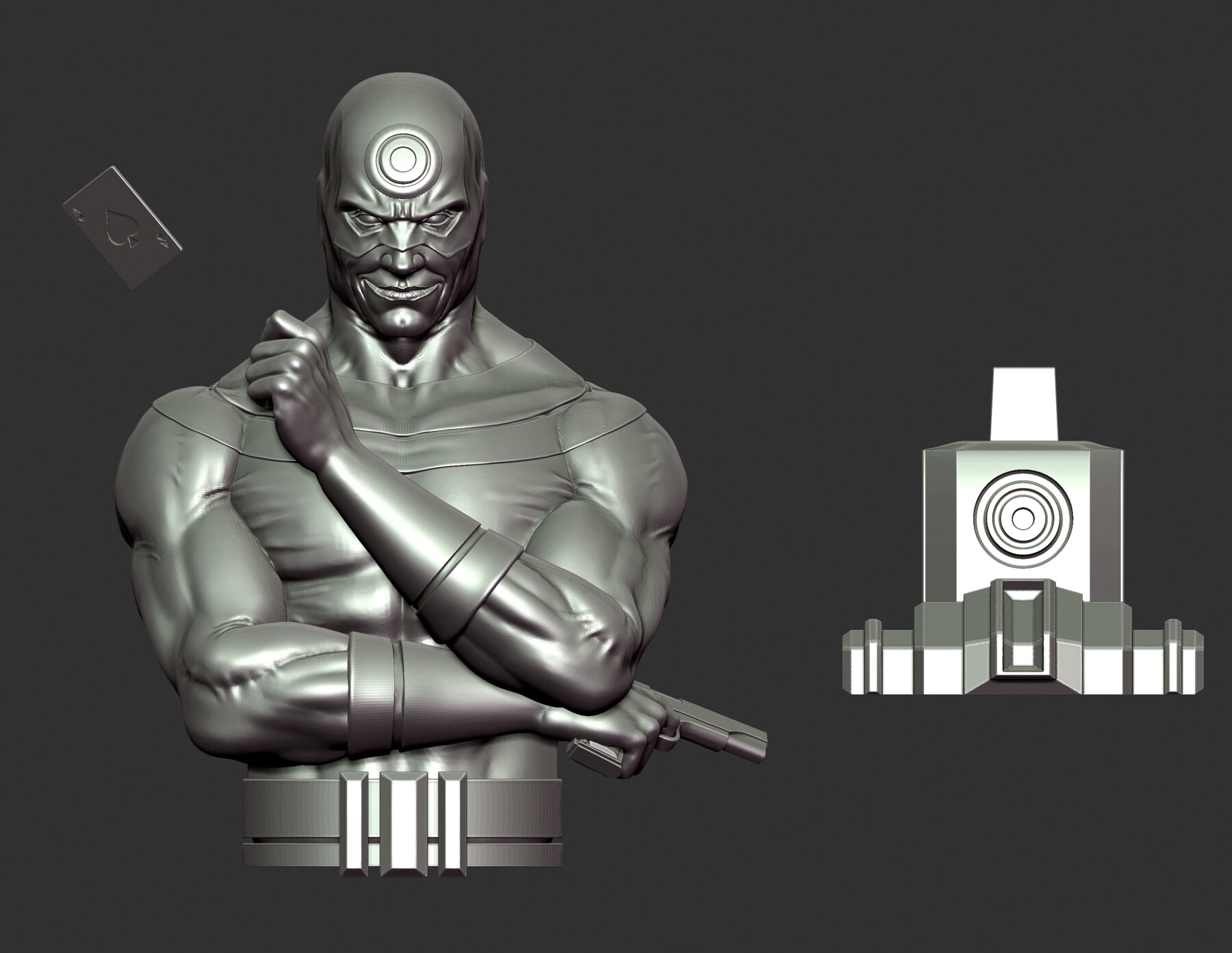 ArtStation - CLASSIC BULLSEYE BUST STL | Resources