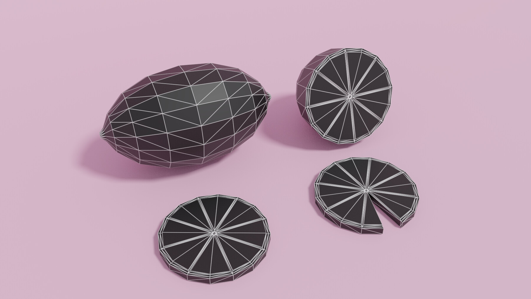 ArtStation - Low Poly Cartoon Lemon 3D Model | Resources