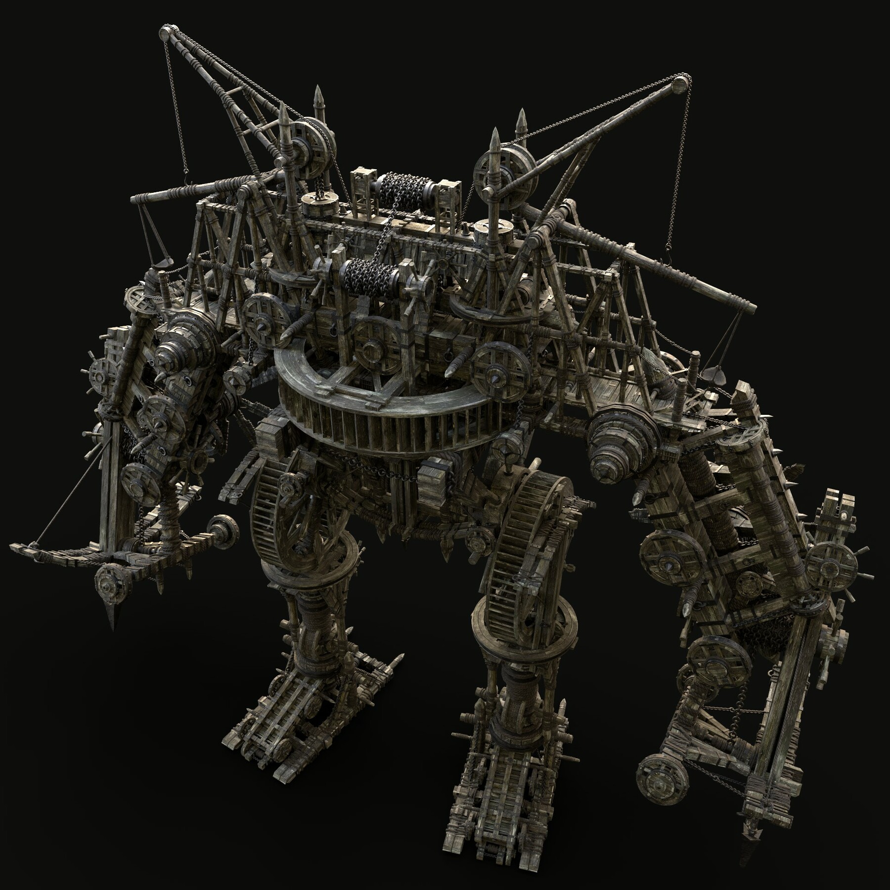 ArtStation - MECH GIANT ROBOT SIEGE ENGINE MACHINE WAR CONSTRUCTION ...