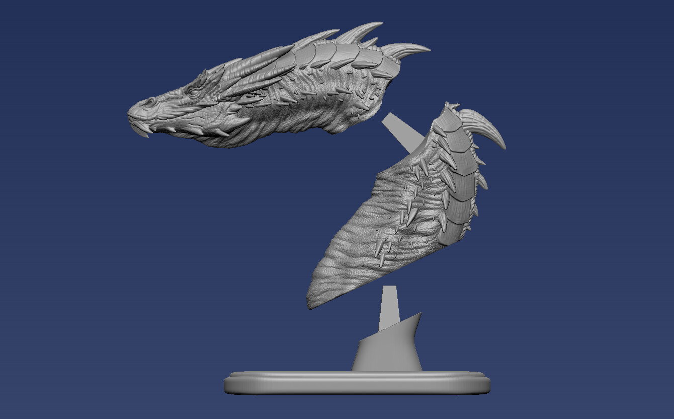 ArtStation - Smaug Dragon for 3D Printing | Resources
