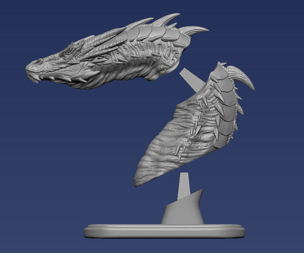 ArtStation - Smaug Dragon for 3D Printing | Resources