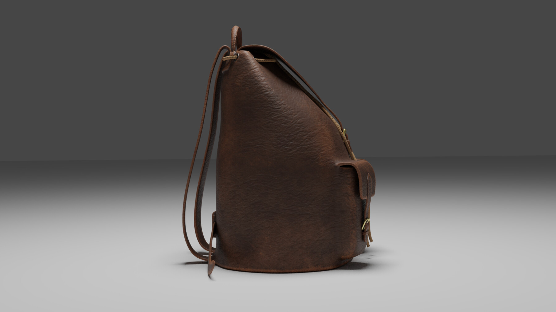 ArtStation - Leather Backpack | Game Assets