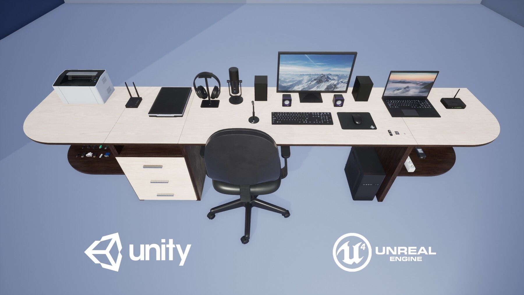 ArtStation - Computer Set | Game Assets