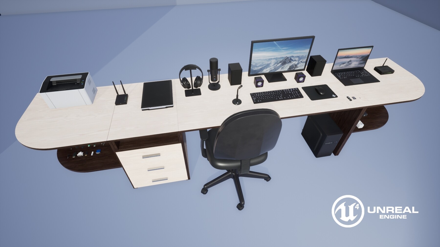 ArtStation - Computer Set | Game Assets