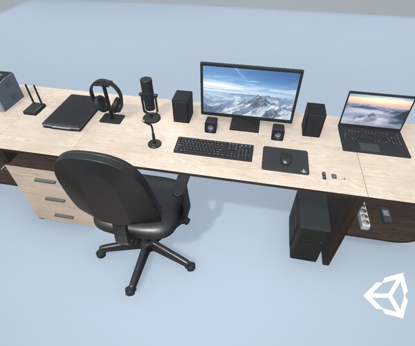 ArtStation - Computer Set | Game Assets