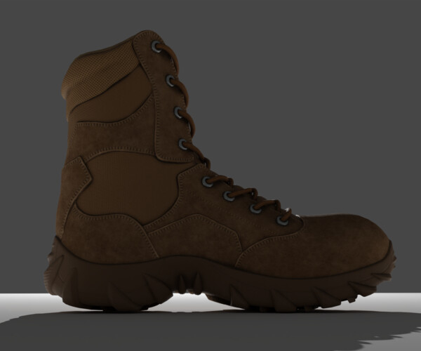 ArtStation - Military shoes | Game Assets