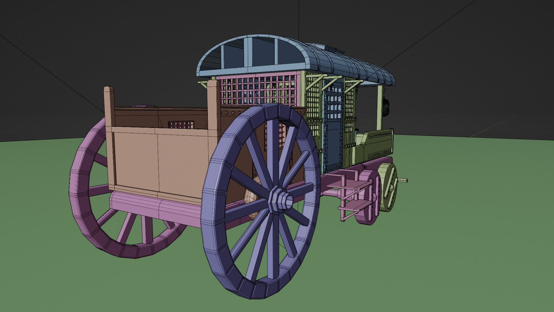 ArtStation - Medieval Prison Vehicle | Game Assets