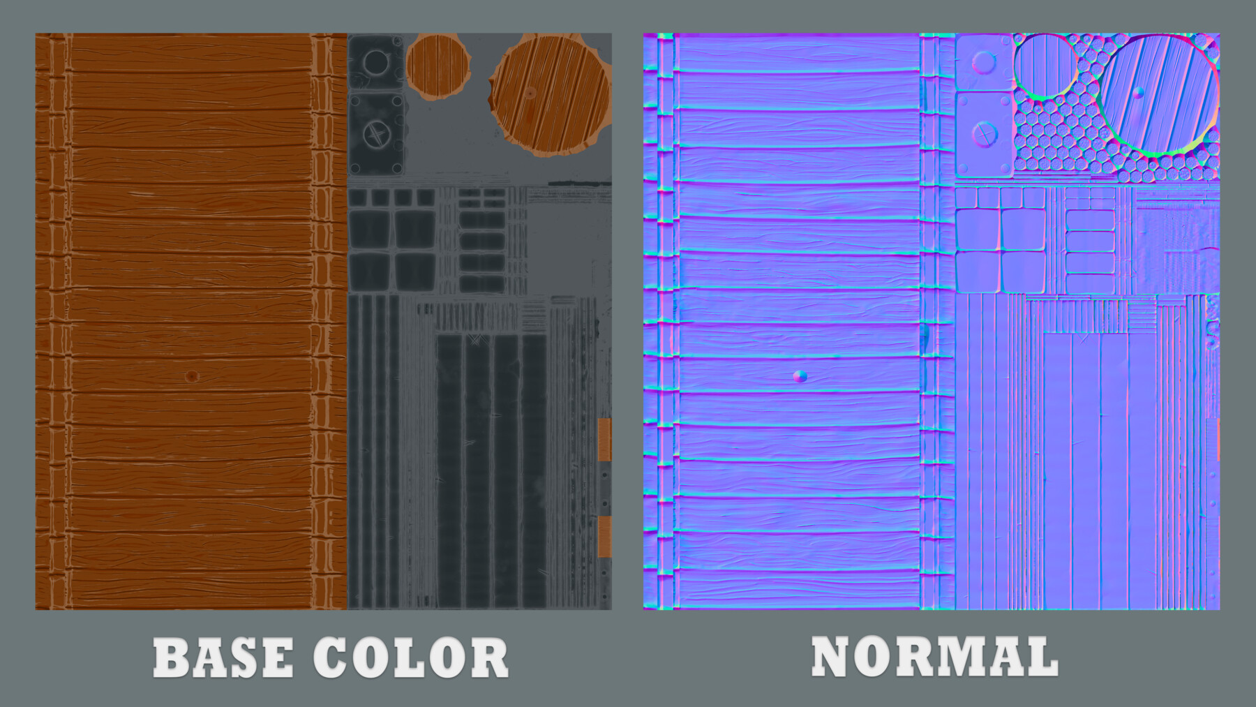 ArtStation - Stylized Old Wooden Barrel Prop | Game Assets