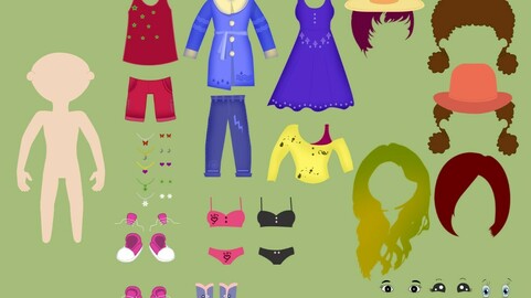 ArtStation - 2D girl pack sprite | Game Assets