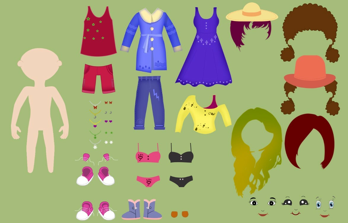 ArtStation - 2D girl character sprite pack 2 | Game Assets