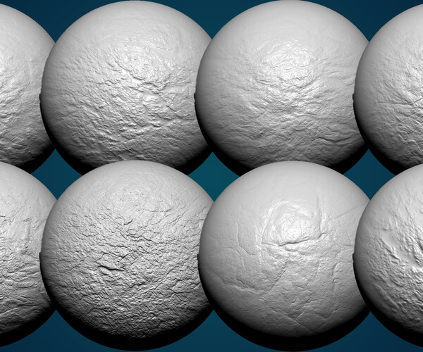 ArtStation - Alpha-rocks package. | Brushes