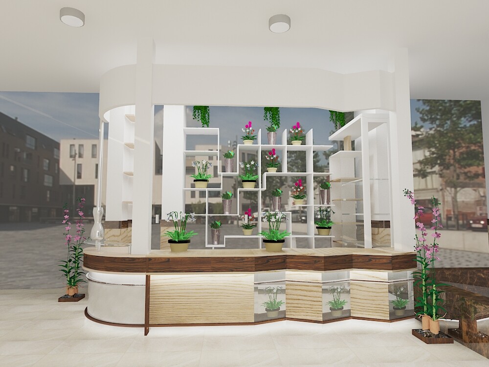 ArtStation - flower stand | Resources