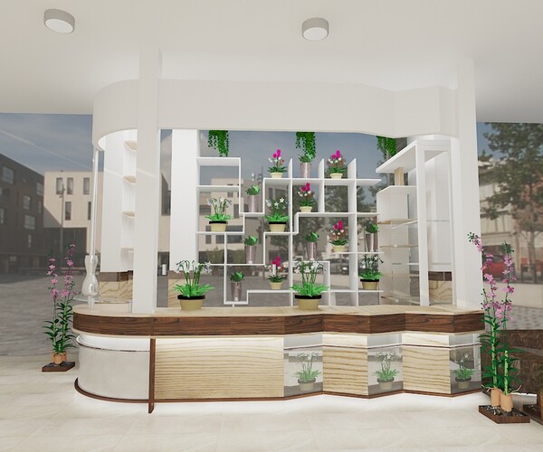 ArtStation - flower stand | Resources