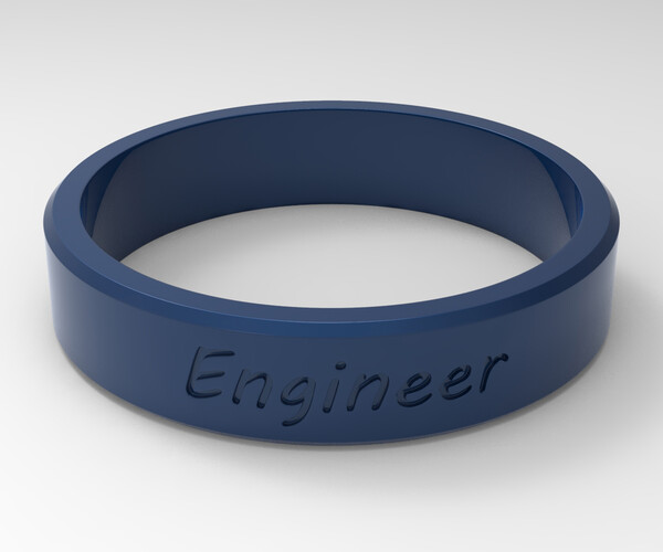 ArtStation - Engineer Ring Blue | Resources
