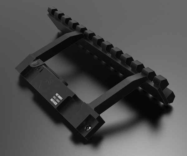 ArtStation - AK47 Scope Mount 3D Model | Game Assets