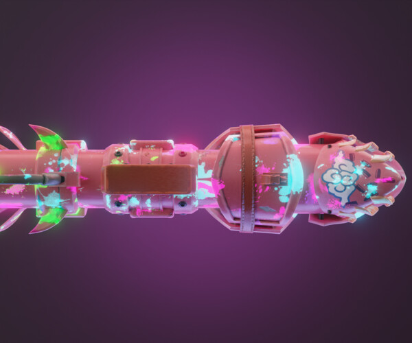 ArtStation - Jinx rocket launcher. Pink. Why not? | Game Assets