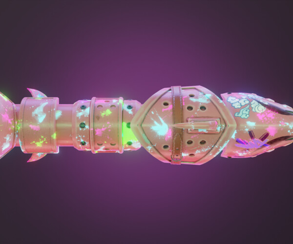 ArtStation - Jinx rocket launcher. Pink. Why not? | Game Assets