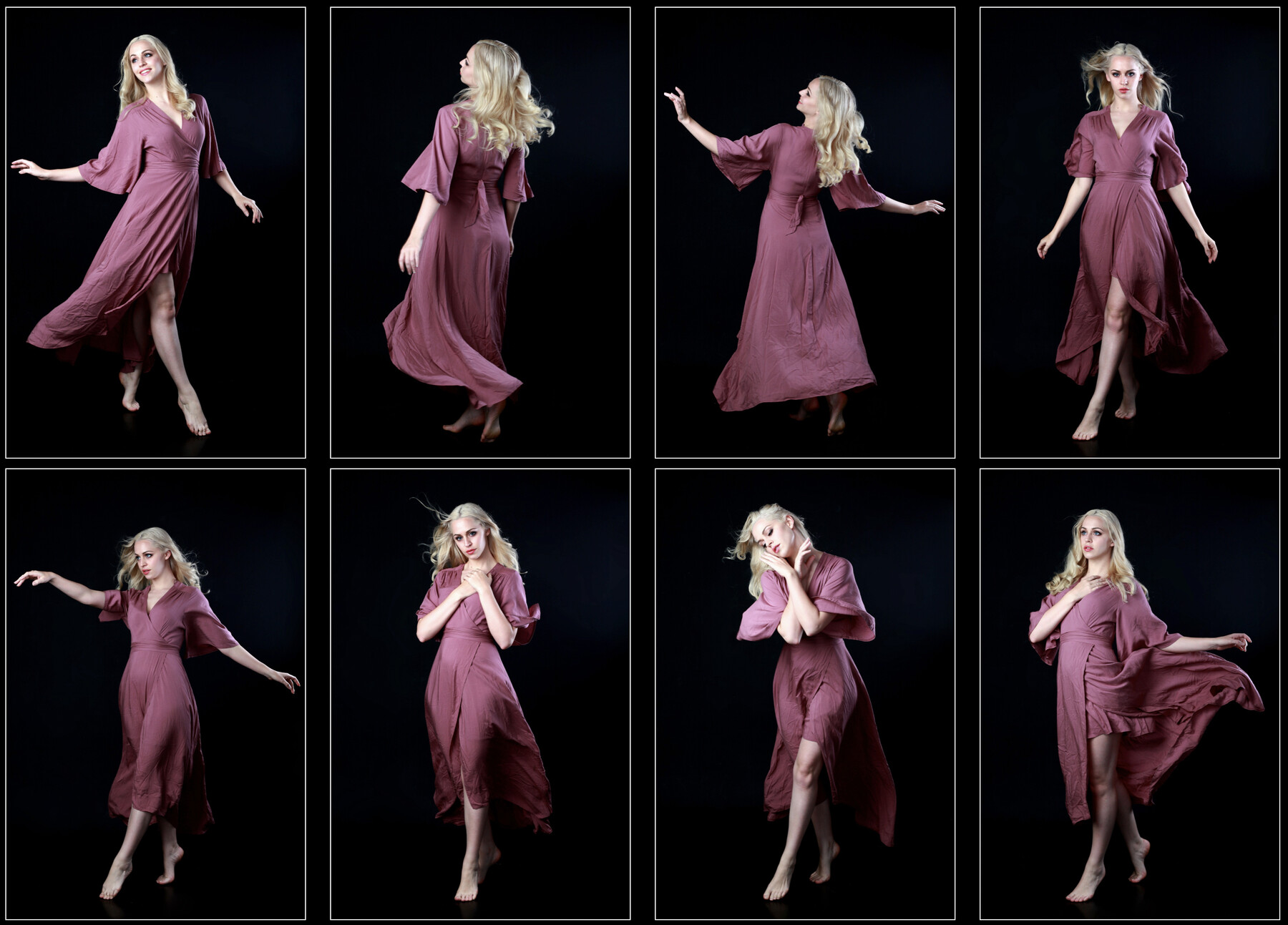 ArtStation - x125 Purple Dress - Pose Reference Pack | Resources