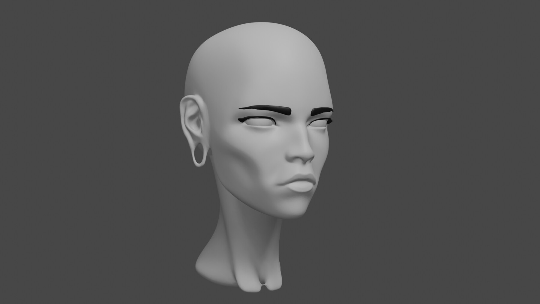 ArtStation - Stylized Female Head 01 | Resources