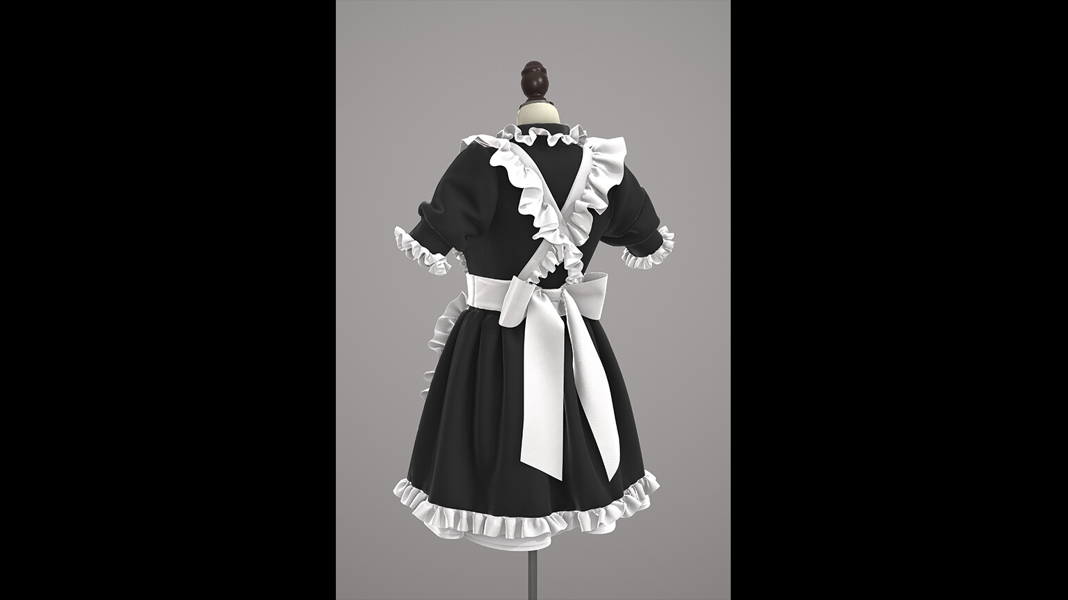 ArtStation - Maid Dress | Game Assets