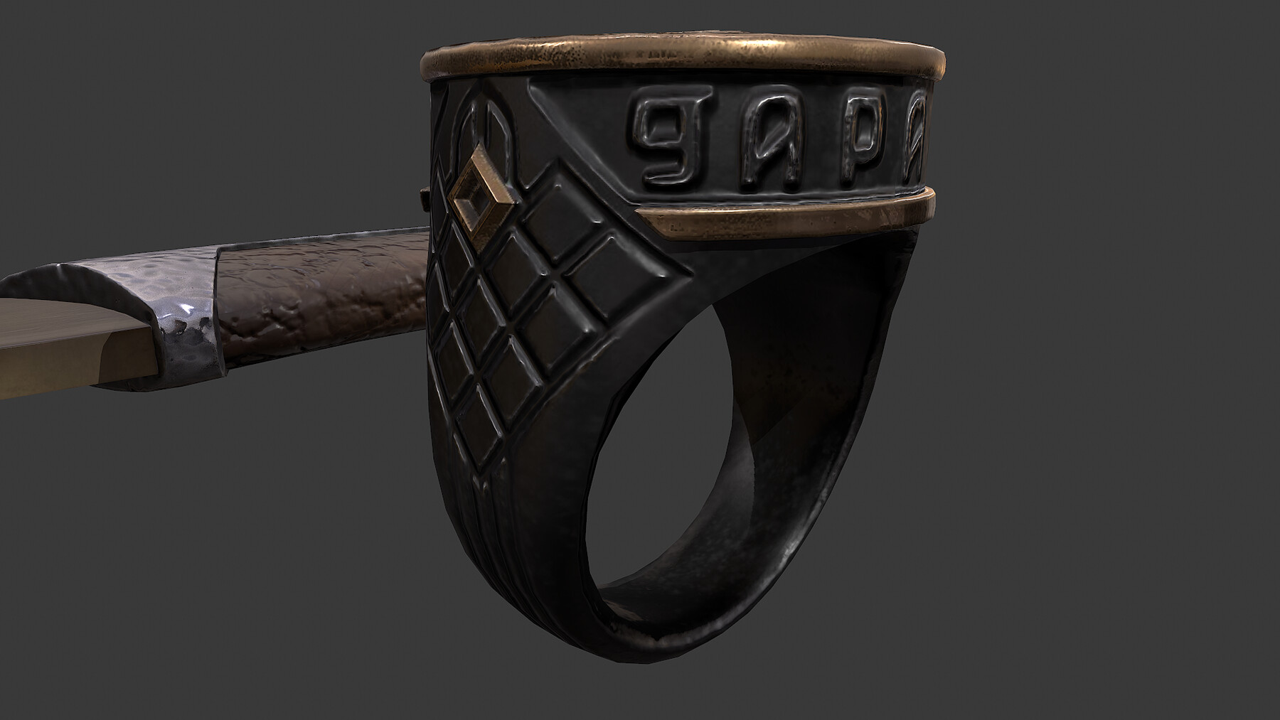 ArtStation - Crysknif and Atreides ring | Game Assets