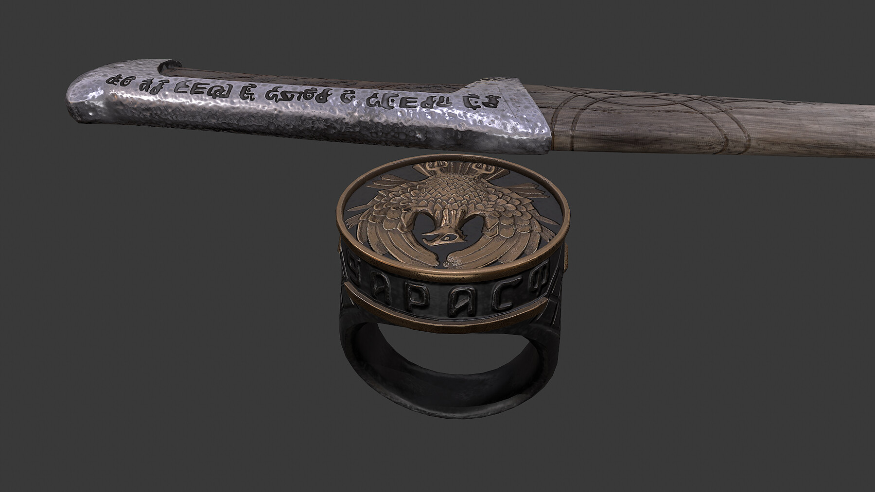 ArtStation - Crysknif and Atreides ring | Game Assets
