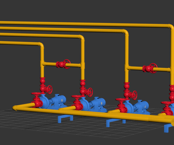 ArtStation - Industry Plant 01 3d Model | Resources