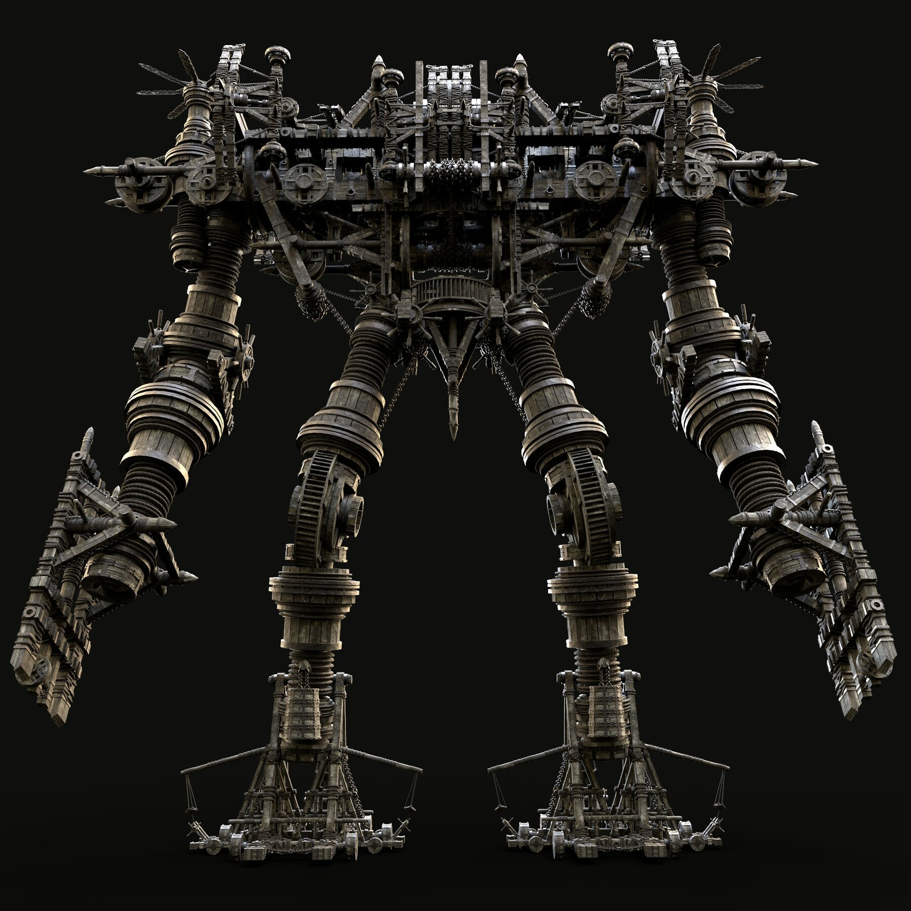 ArtStation - MECH GIANT ROBOT SIEGE ENGINE MACHINE WAR AAA CONSTRUCTION ...